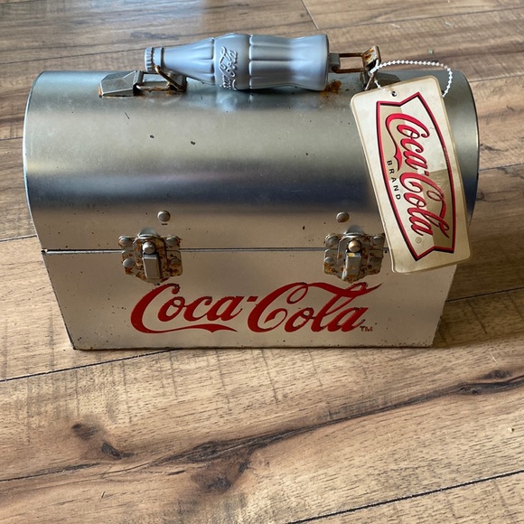 Kitchen | Silver Coca Cola Coke Metaltin Lunch Box | Poshmark